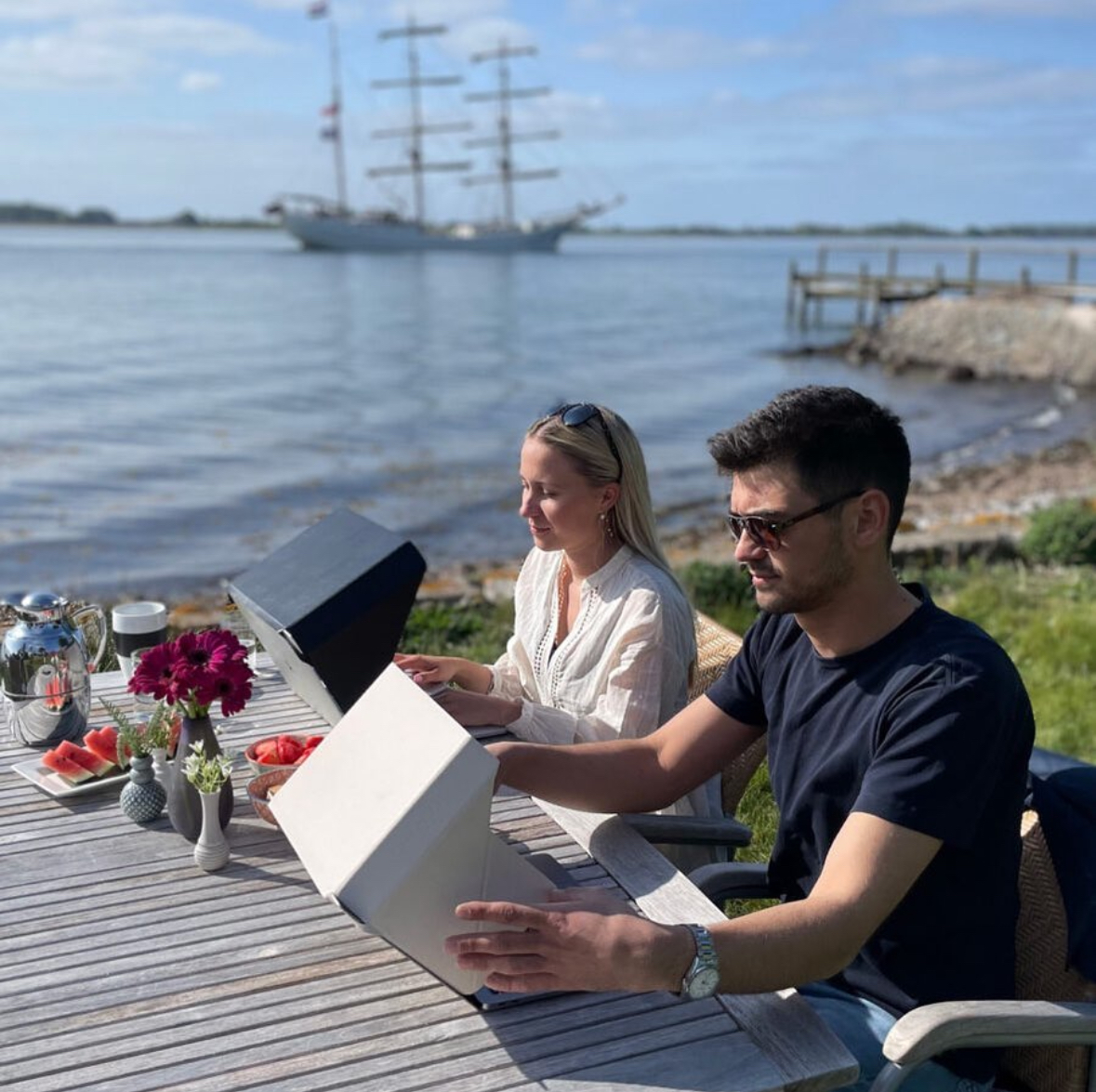 Laptop zonnescherm | Zonnescherm voor laptop, tablet en Ipad